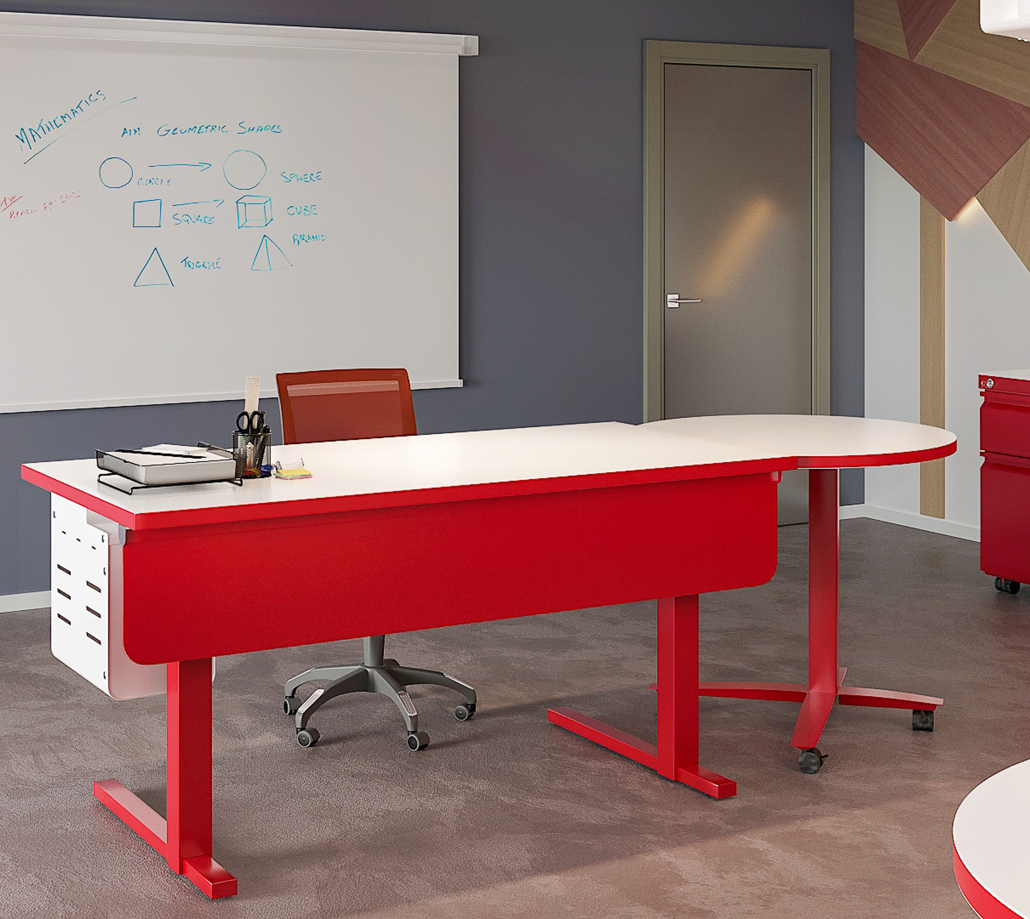 Adjustable Teacher Desk - SAFFE Furniture